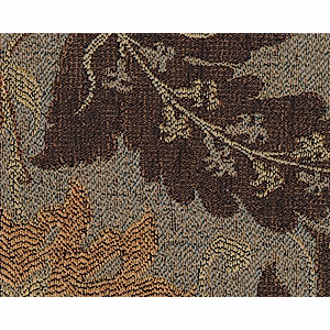 Signature Design by Ashley Larkinhurst Faux Leather Sofa with Nailhead Trim and 2 Accent Pillows, Brown