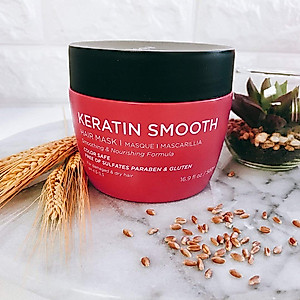 Luseta Keratin Shampoo and Conditioner & Hair Oil & Smooth Hair Mask