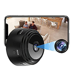 1080P Magnetic WiFi Mini Camera,Spy Camera Hidden Camera,Wireless Camera Nanny Cam for Home Office Security,Secret Cameras with Motion Detection Night Vision - A9
