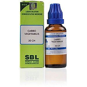 SBL Homeopathy Carbo Vegetabilis (30 CH) (30 ML) by Qualityexports