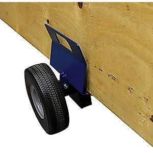 Vestil PLDL-HD-4 Steel Plate and Slab Dolly with Foam Wheels, 500 lbs Load Capacity, 14-1/4" Height, 12" Length x 13-5/8" Width