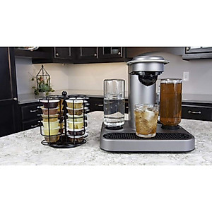 Nifty Solutions Compatible with Bartesian Cocktail Holds up to 24 Capsule Pods, Spins 360-Degrees, Medium (Pack of 1), Black