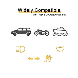 Riseuvo 50pcs 3A Standard Car Fuses - 3 AMP Automotive Fuses(ATO/APR/ATS), 32V (12/24V) Blade Fuse for RV/Truck/SUV