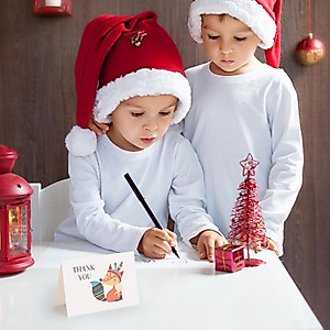 Tbestmax 48 Funny Thank You Cards with Envelopes & Stickers 4x6 Inch Animals Greeting Cards Bulk Blank Thank You Notes for Baby Shower Birthday Wedding Thanksgiving Party