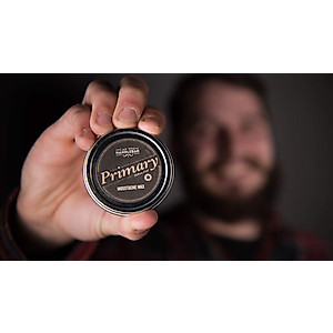 Can You Handlebar Moustache Wax for Men, Extra Strong Hold and Medium Hold Styling Balm, Unscented Natural Beeswax, Grooming Products Set of 2, 1 oz Tin Each