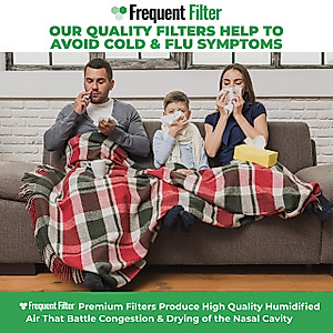 Frequent Filter - Honeywell Compatible HAC504 Honeywell Humidifier Replacement Filters, Filter A. Fits HCM350 HCM-350 Blue Filters. (Pack of 4)