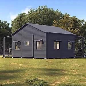 Modern Luxury Tiny House: 20-Foot eco-Friendly Steel prefab Modular Villa with Balcony, Kitchen, Bathroom, and Bedroom, Perfect for a Mobile Vacation Home. (10FT(Basic Design))