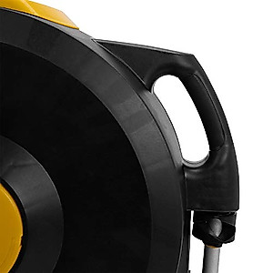 DEWALT DXCM024-0345 Hose Reel Automatic Retraction Enclosed Air Hose Reel , Yellow