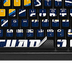 Skinit Decal Skin Compatible with K95 RGB Platinum Mechanical Gaming Keyboard - Officially Licensed NFL Los Angeles Chargers Blue Blast Design