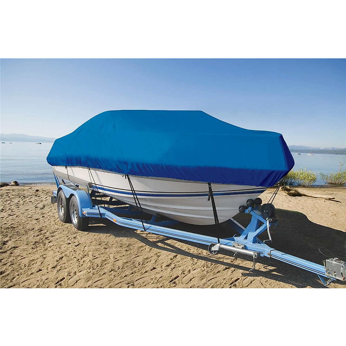 SBU Blue Boat Cover Compatible for Regal 1900 BR/1900 FASTRAC BR 2006-2009