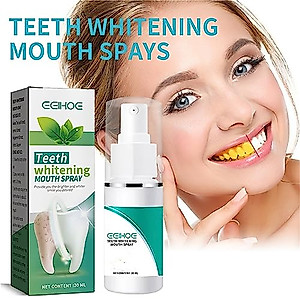 Partial & Denture Cleaner, Teeth Whitening Spray, Fast-Acting Alternative to Denture Cleaner Tablets, Teeth Cleaning & Teeth Whitening Spray, Denture Spray Freshens Breath (2PC)
