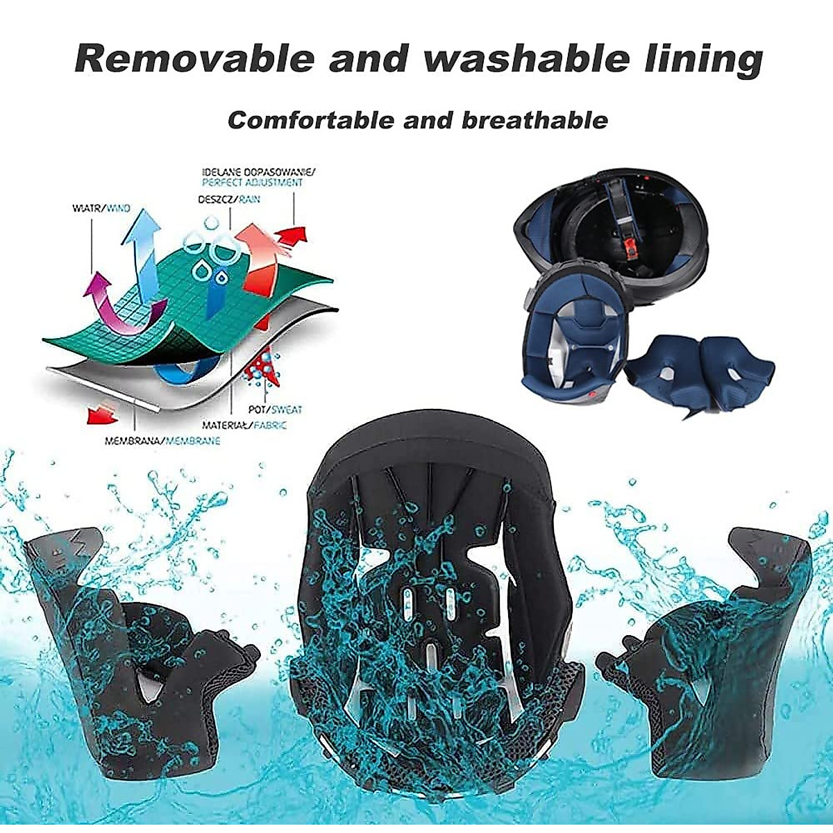 Cat Ear Bluetooth Motorcycle Helmet, DOT Certification Full Face Flip-Up Motorbike Helmet, Cool Cute Cat Helmets with HD Visor and Ventilation Syste, for Adults Men Women S~XL