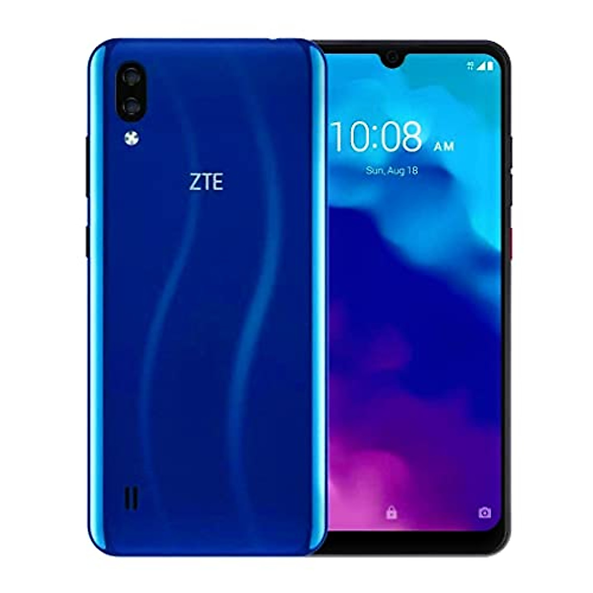 ZTE Blade A5 2020 (64 GB, 2 GB) 6.09"HD Edge to Edge, batería 3200mAh, Dual SIM GSM Unlocked US 4G LTE (T-Mobile, AT&T, Metro, Straight Talk) Modelo internacional (Blue) Latino