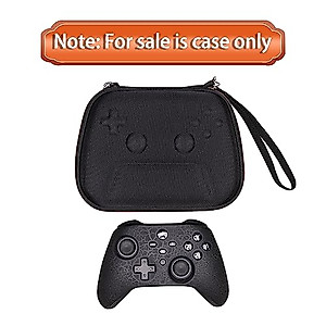 LTGEM Hard Case for Svetaecho Wireless Switch Pro & NexiGo & Nintendo Switch Pro & Xbox Series S / X Controller - Travel Protective Carrying Storage Bag(Black+Black)