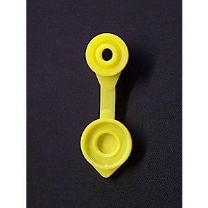 5 - Yellow Fuel Gas Can Jug Vent Cap Blitz Wedco Scepter Essence Midwest Eagle