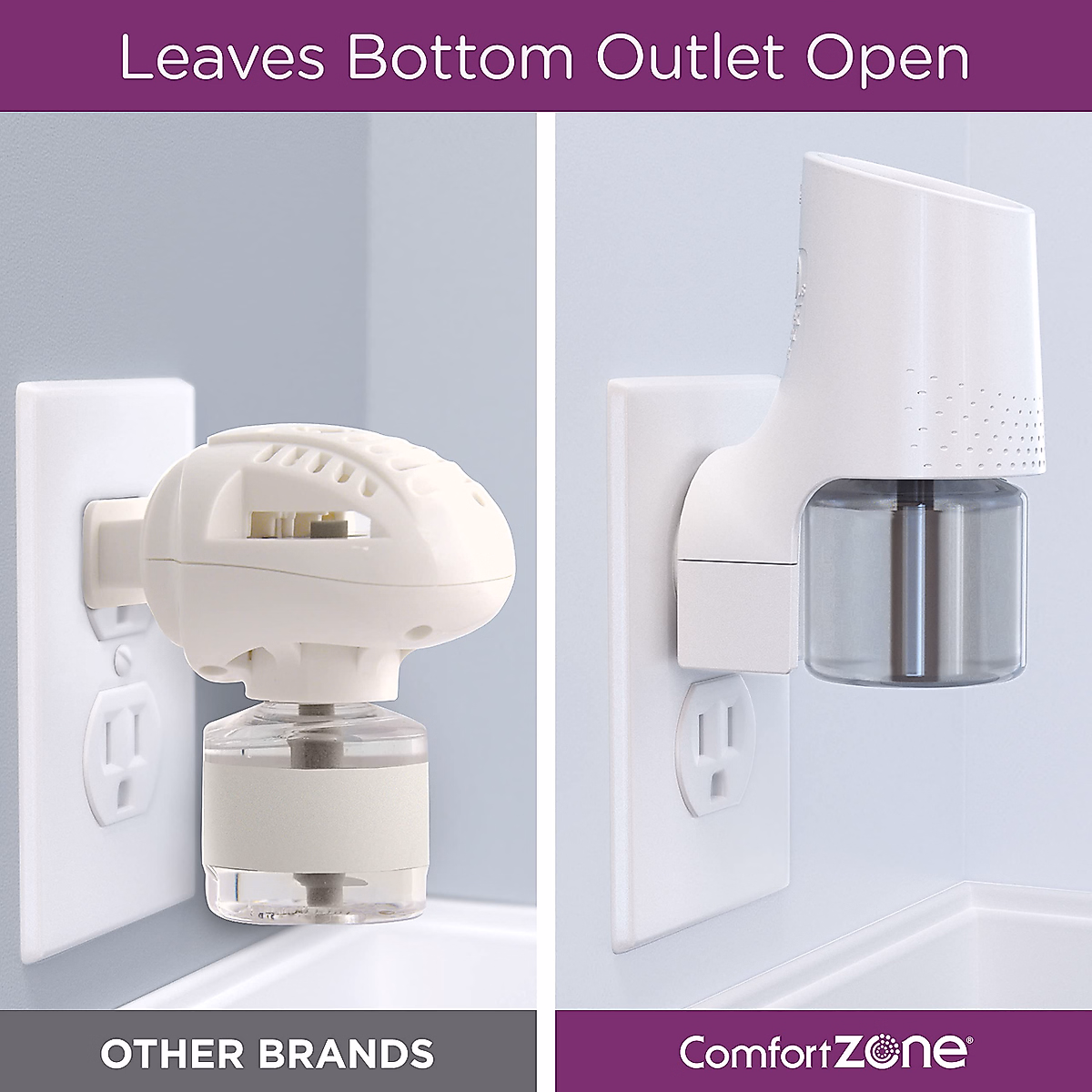 Comfort Zone Cat Calming Diffuser: 3 Pheromone Diffusers & 6 Refills