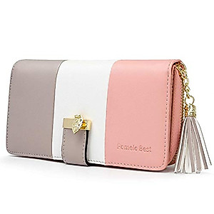 RFID Wallets for Women with Multiple Card Slots and Cellphone Compartment