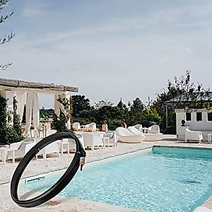 190003 Tension Control Clamp Kit Replacement Compatible with Pentair Pool and Spa Filter, for Pentair FNS Series, Quad DE Series Filter Pumps, 23-1/4" Length, Black