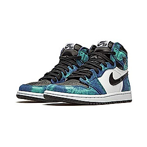 Jordan Womens Air 1 High WMNS CD0461 100 Tie-Dye - Size 8.5W