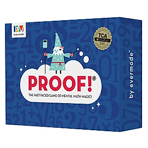 Proof! Math Game - The Fast Paced Game of Mental Math Magic - Teachers’ Choice Award Winning Educational Game, Ages 9+