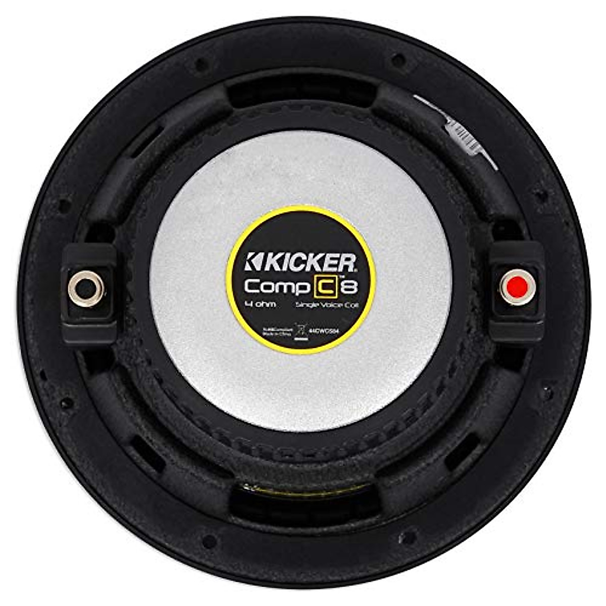 KICKER CWCS84 CompC 8" Subwoofer Single Voice Coil 4-Ohm