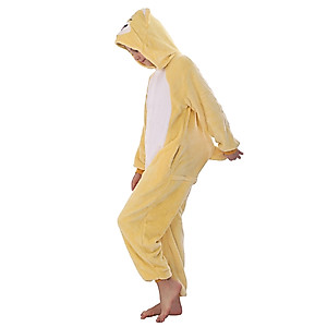 WOYASIM Flannel Costume Onesie Kids Halloween Easter Animal Cosplay for Girls Boys One Piece Shiba Inu 110