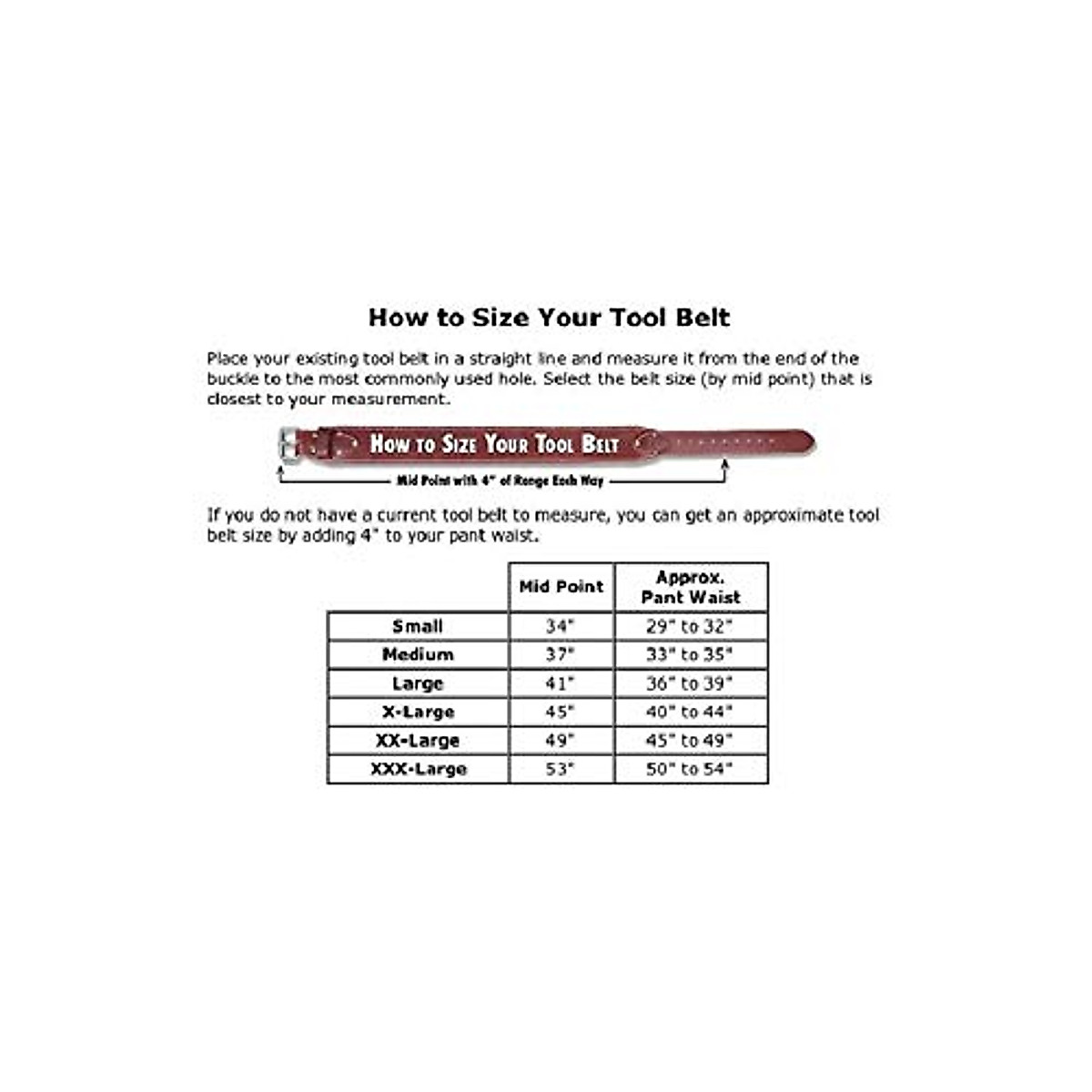 Occidental Leather 5035 SM H.D. 3in Ranger Work Belt