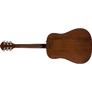 Fender DE FA-125 Dreadnought Acoustic Guitar Pack, 3-Color Sunburst, with Gig Bag and Accessories