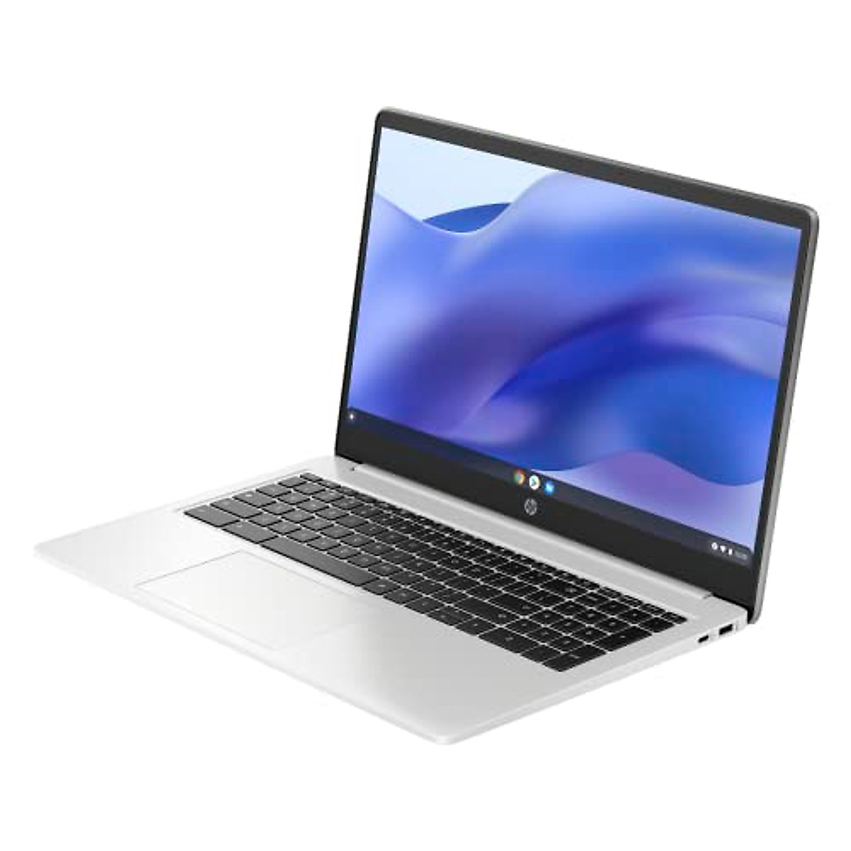 HP Chromebook 15 15.6" HD (Intel Pentium N6000, 8GB RAM, 128GB Storage (64GB eMMc + 64GB SD Card), UHD Graphics, Numeric KB) Home & Student Laptop, Anti-Glare, Webcam, Wi-Fi, IST SD Card, Chrome OS