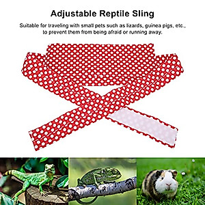 Bearded Dragon Carrier Small Animal Carriers Reptile Pet Carrier with Adjustable Sling for Small Pets Walking Traveling