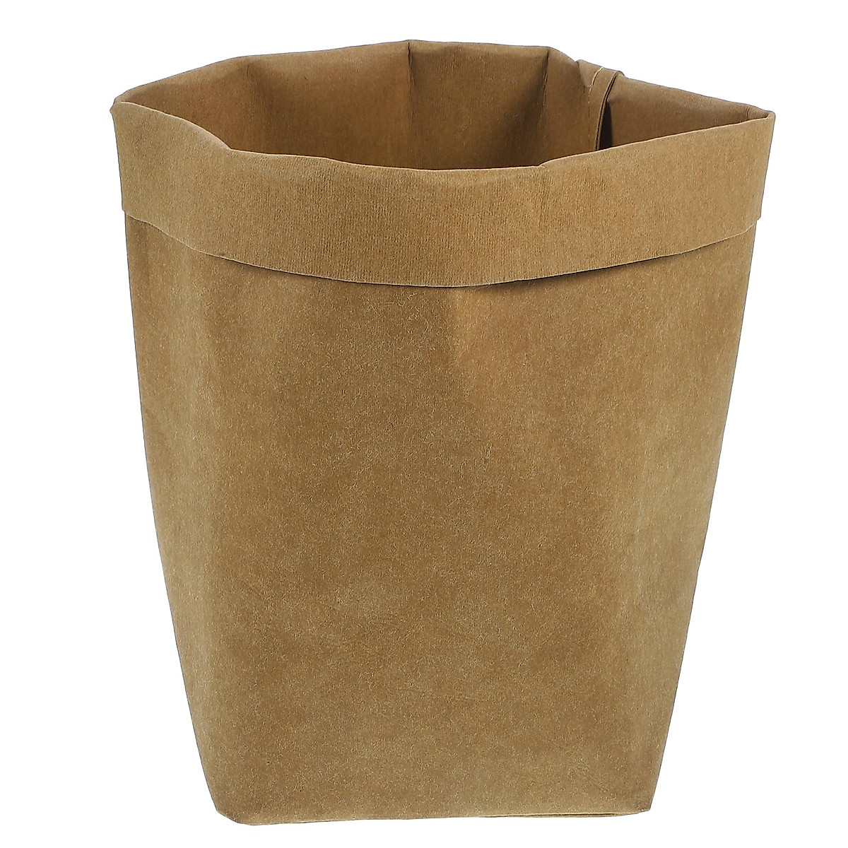 BESTOYARD 2pcs Bags for Planting Small Paper Bag Organizers Brown Paper for Leaves Refrigerator Containers Kraft Bags Plant Basket Paper Garden Ornament Container Decorations Washable