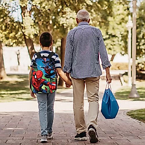 School Backpack Lightweight Travel Backpack Cartoon Large Capacity Insulated Lunch Box Pencil Case 3 Piece Set for Kids Gifts