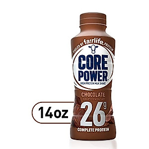 Fairlife Core Power 26g Protein Milk Shakes, Ready To Drink for Workout Recovery, Chocolate, 14 Fl Oz (Pack of 12)