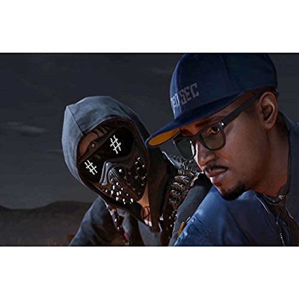 Watch Dogs Mask Wrench Marcus Legion LED 25 Expression Change Cosplay Halloween Prop Resin (Expression Change)