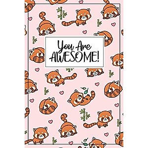 Red Panda Gift - Red Panda Journal: lined red panda notebook w/ PANDAS ON EACH PG! red panda gifts for women, red panda book, red panda kid gift, red ... red panda party, red panda graduation gift