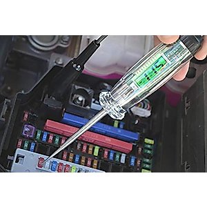 Astro Pneumatic Tool 7767 Digital LCD Wide Range Positive and Ground Circuit Tester - 3.5 - 60V,Green, Red