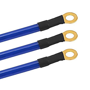 Acouto Car Grounding Kit Universal 5-Point Auto Earth Cable System Ground Grounding Wire Kit