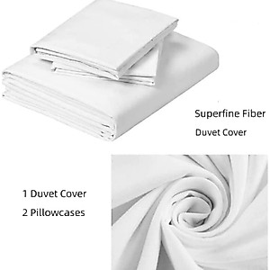 Tropical Palm Leaves Twin Duvet Cover Jungle Twin Size Bedding Set with Zipper Closure, Comforter Cover 68"x90" with 4 Corner Ties and 2 Pillow Cover 20"x26" - Soft Non Iron for All Seasons