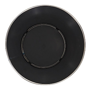 Home Basics Open Top Waste Bin, Silver, Measures: 9.5" x 10.25" & Capacity: 8 Lt.