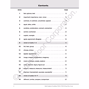 Evan-Moor Daily Academic Vocabulary, Grade 2