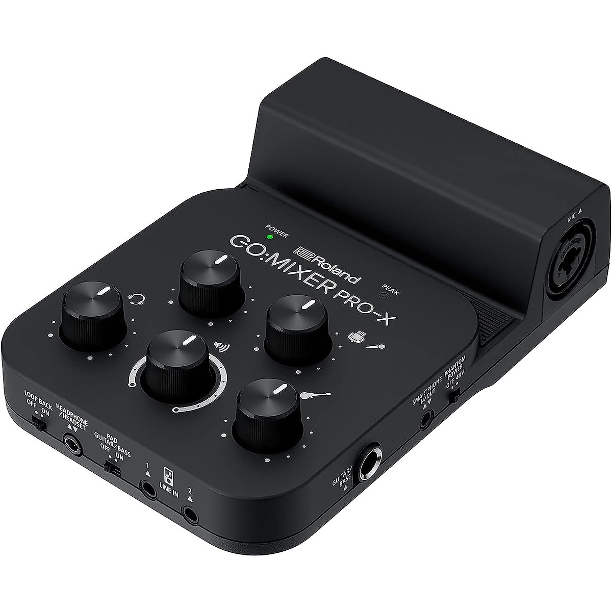 Roland GO:MIXER PRO-X Audio Mixer for Smartphones | Connect and Mix up to 7 Audio Sources | Add Studio Quality Audio to your Social Content and Livestreams