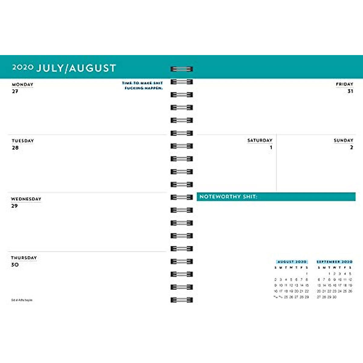 2021 I Came. I Saw. I F*cking Conquered. Planner: 17-Month Weekly Organizer (Get Shit Done Monthly, Includes Stickers, Thru December 2021)