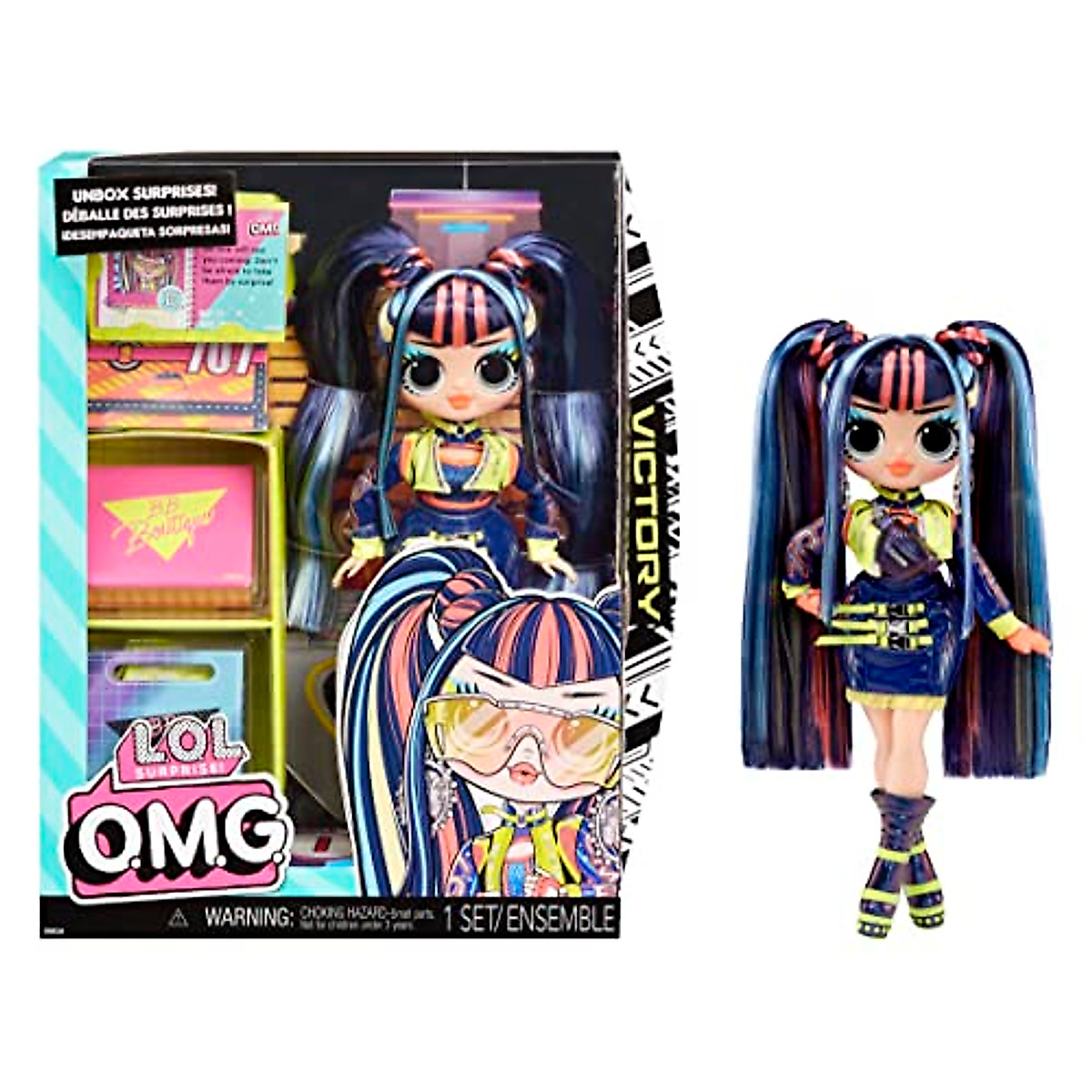 L.O.L. Surprise! LOL Surprise OMG Victory Fashion Doll with Multiple Surprises and Fabulous Accessories – Great Gift for Kids Ages 4+