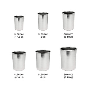 Excellante 2-Quart Stainless Steel Bain Marie Pot