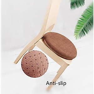 Olywell 15 Inch Memory Foam Seat Cushion Anti-Slip Soft Round Stool Cushion Chair Pad Blue