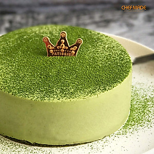 CHEFMADE Mousse Ring Mold, 6-Inch Round Non-Stick Seamless 18/8 Stainless Steel Food Molding