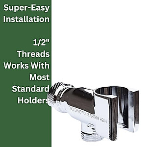 High Sierra's All Metal Universal Handheld Shower Holder. Available in: Chrome, Brushed Nickel, OIL RUBBED BRONZE, or Polished Brass