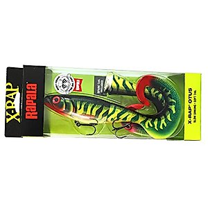 Rapala New 2019 X-Rap Otus XROU-25 Color HTP - Hot Pike for Big Predators Fishing Lure Tackle
