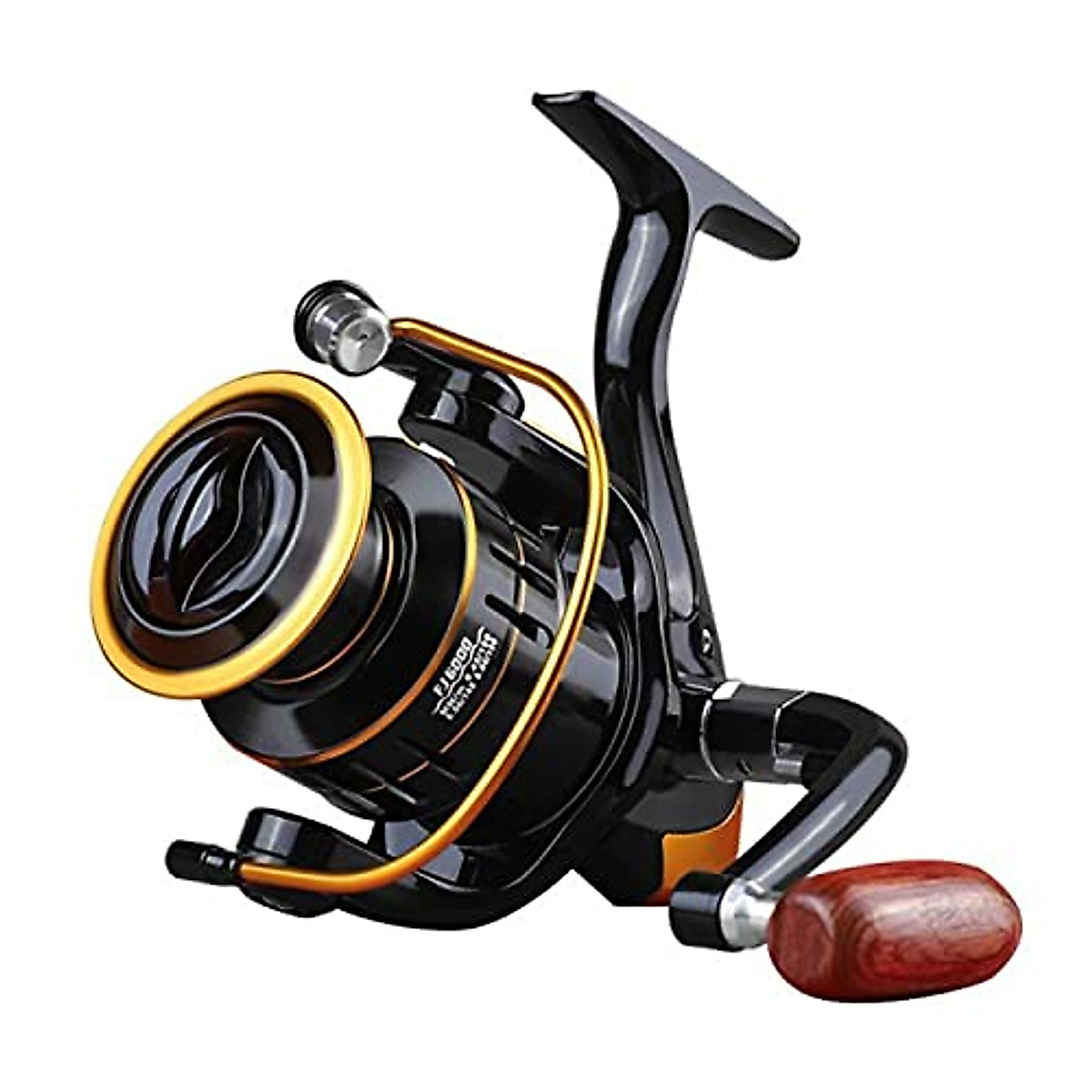 HNGM Fishing reel New Spinning Reel 8KG Powerful Max Drag All Metal Spool Saltwater Fishing Accessories Fishing Reel 5.2:1 Fishing Tools (Color : FJ2000)