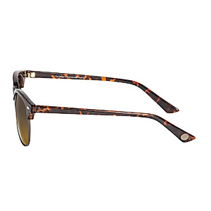Eagle Eyes Palmer Polarized Sunglasses - Semi Rimless Frame - Tortoise